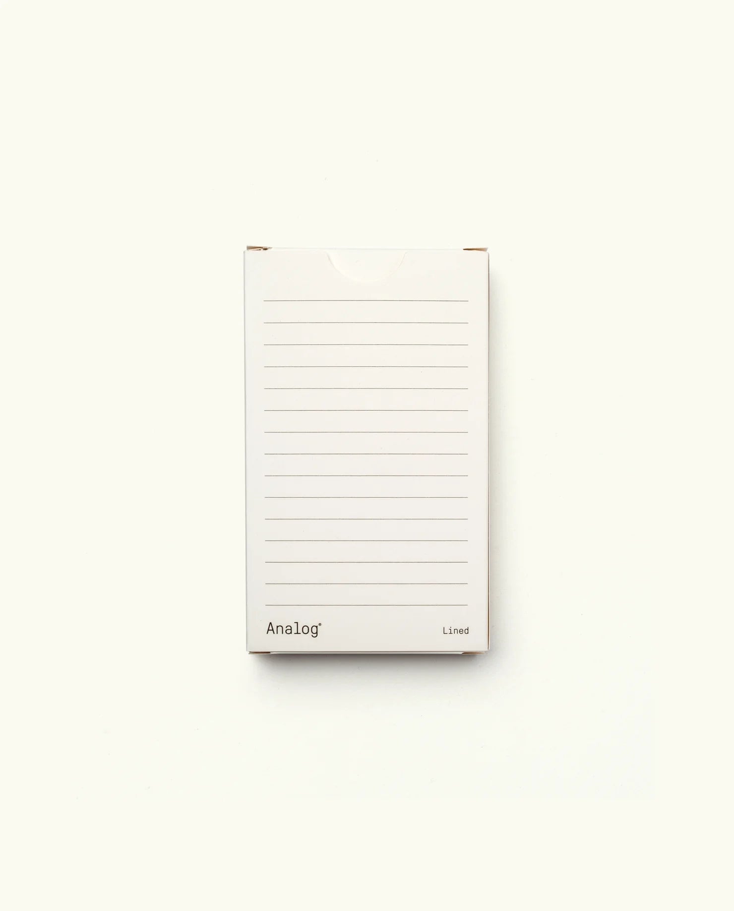 Analog – Lined Cards – 1 Pack