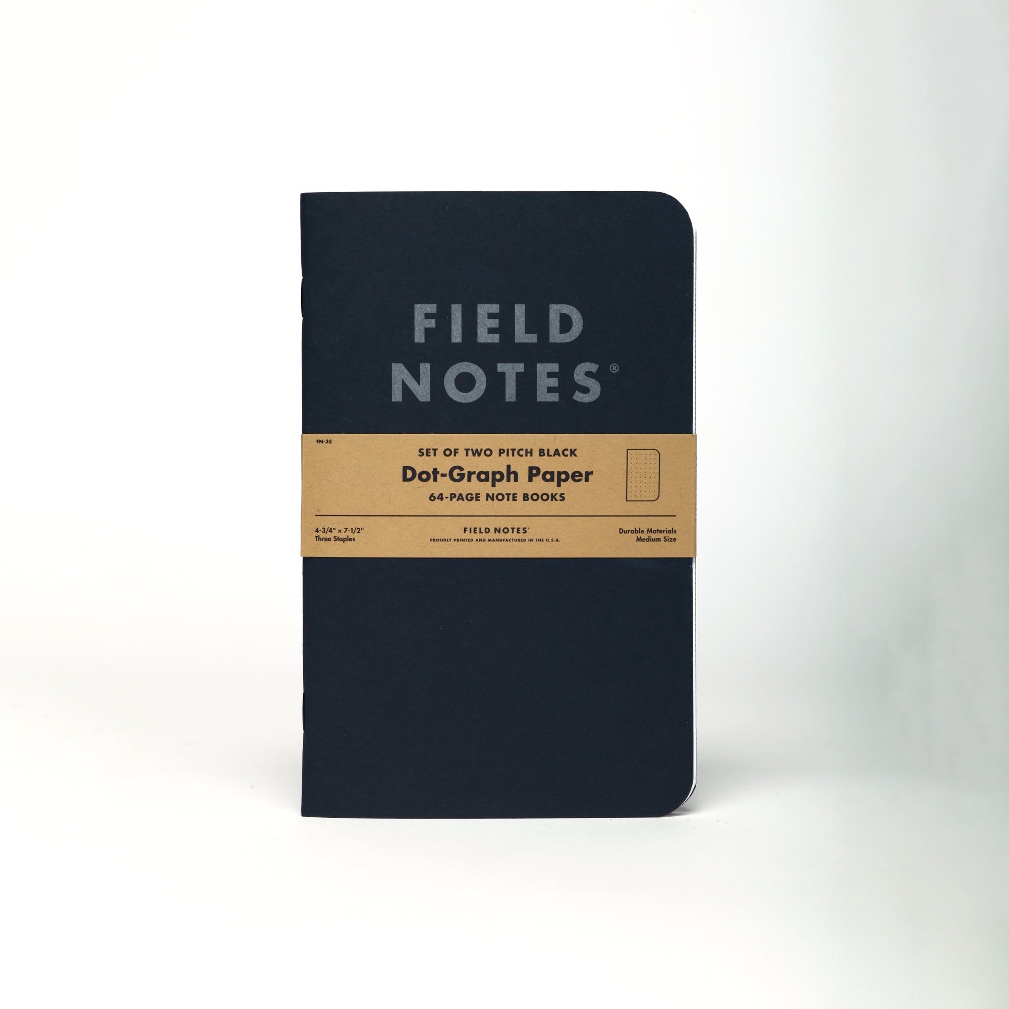 Field Notes: Pitch Black Note Book